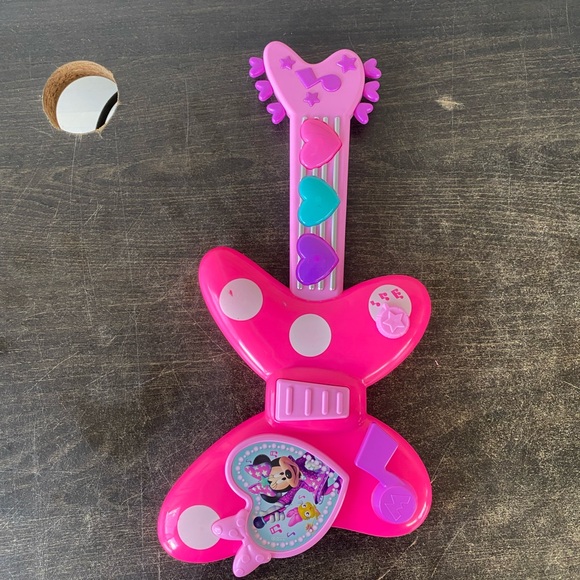 Toys | Disney Junior Minnie Mouse Rockin Guitar Pink Musical Instrument ...